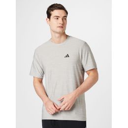 adidas Performance Sportshirt 'Train Essentials' Herren Gr&ouml;&szlig;e M graumeliert / schwarz