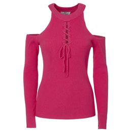 Influencer Pullover Damen Gr&ouml;&szlig;e M fuchsia