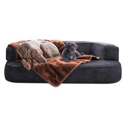 tierlando LILLY flauschige Haustier- & Pl&uuml;schdecke hellbraun XL