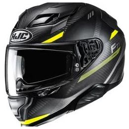 HJC Helmets HJC F71 Carbon Esira MC3HSF Integralhelm Schwarz / Gelb L