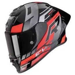 Scorpion Exo-R1 Evo II Air Adrenaline Integralhelm Schwarz / Rot / Silber L