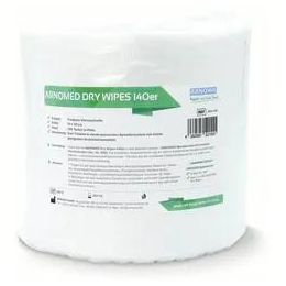 ARNOMED DRY WIPES Trockene Vliest&uuml;cher, 15 x 30 cm 1 Rolle mit 140 T&uuml;chern