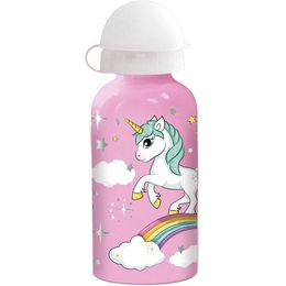 b store Stor Trinkflasche "Unicorn Range" in Rosa/ Bunt - 400 ml - 21% | Kinder-austruestung-accessoires