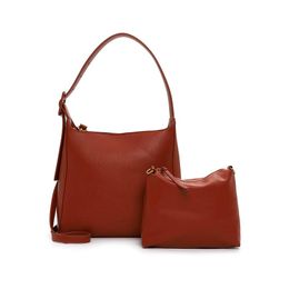 Tamaris Schultertasche "Gunda" in Rotbraun - (B)24 x (H)30 x (T)12 cm - 67% | Damen-taschen