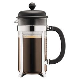 Bodum Kaffeebereiter "Caffettiera" in Schwarz/ Silber - 1 l - 34% | Gedeckter-tisch