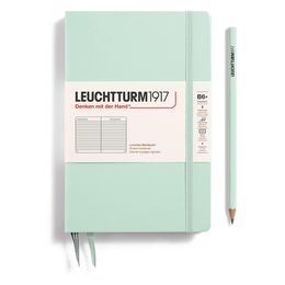 LEUCHTTURM1917 Liniertres Notizbuch in Mint - B6+ - 11% | Buero-schulbedarf