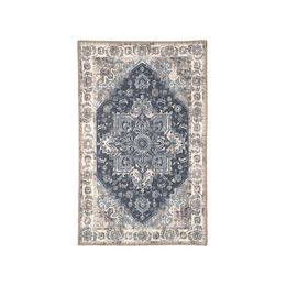 House Nordic Teppich in Beige/ Blau - (L)80 x (B)50 cm - 40% |