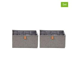 STORE IT! STORE IT 2er-Set: Organizer in Grau - (B)30 x (H)15 x (T)30 cm - 14% | Kisten-koerbe