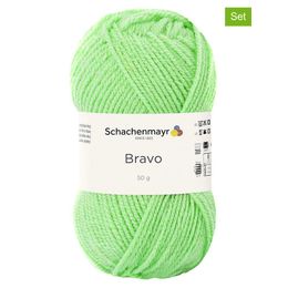 Schachenmayr since 1822 20er-Set: Kunstfasergarne ''Bravo Color'' in Hellgr&uuml;n - 20 x 50 g - 45% | Kreativbedarf-diy