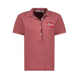 Geographical Norway Poloshirt in Rot - 62% | Gr&ouml;&szlig;e XL | Damen-tops