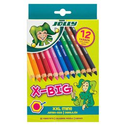 JOLLY Buntstifte "X-BIG" - 12 St&uuml;ck - 12% | Kinder-kreativspielzeug