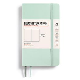 LEUCHTTURM1917 Blanko Notizbuch in Mint - A6 - 11% | Buero-schulbedarf