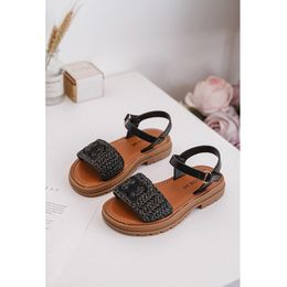 Rock & Joy Sandalen in Schwarz - 74% | Gr&ouml;&szlig;e 31 | Kindersandalen