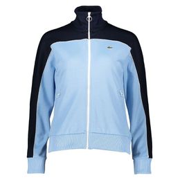 Lacoste Sweatjacke in Hellblau/ Dunkelblau - 59% | Gr&ouml;&szlig;e 34 | Damen-sweatshirts-jacken