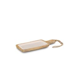zeller Servierbrett in Natur/ Beige - (B)38 x (H)15 x (T)2,5 cm - 10% | Aufbewahren-servieren