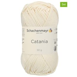 Schachenmayr since 1822 5er-Set: Baumwollgarne ''Catania'' in Creme - 5x 50 g - 38% | Kreativbedarf-diy