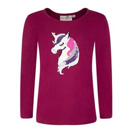 happy girls by Eisend Longsleeve in Lila - 46% | Gr&ouml;&szlig;e 152 | Baby-langarmshirts