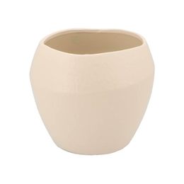 daan kromhout Blumentopf "Amarah" in Creme - (H)18 x &Oslash; 15,5 cm - 65% | Kerzen-vasen