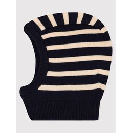 Petit Bateau Balaclava in Dunkelblau/ Creme - 46% | Gr&ouml;&szlig;e 74/80 | Baby-muetzen