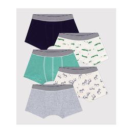 Petit Bateau 5er-Set: Boxershorts in Bunt - 47% | Gr&ouml;&szlig;e 104 | Baby-waesche