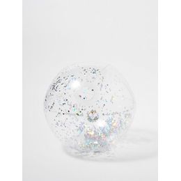Sunny Life Strandball "Glitter" in Transparent/ Silber - ab 3 Jahren - 12% | Outdoorspielzeug