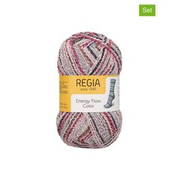 Regia 5er-Set: Mixgarne ''Energy Flow Color'' in Bunt - 5x 100 g - 45% | Kreativbedarf-diy