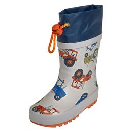 Playshoes Gummistiefel "Traktor" in Grau - 45% | Gr&ouml;&szlig;e 24 | Kinder-outdoor-sport-schuhe