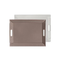 freeform Wendetablett in Taupe/ Creme - (L)55 x (B)41 cm - 14% | Aufbewahren-servieren
