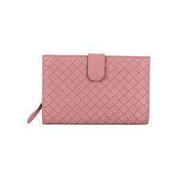 Bottega Veneta Leder-Geldb&ouml;rse in Rosa - (B)14 x (H)9 x (T)2 cm - 30% | Portemonnaies-etuis