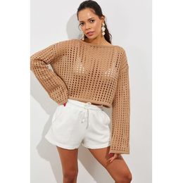 Trendyol Pullover in Beige - 59% | Damen-pullover-cardigans