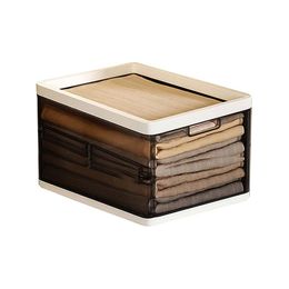 Joybos Kleiderbox in Braun - (B)25 x (H)19,5 x (T)40 cm - 41% | Kisten-koerbe