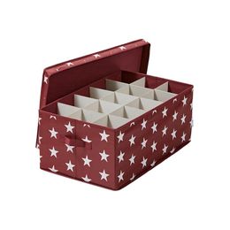 STORE IT! STORE IT Weihnachtskugelbox in Rot - (B)58 x (H)25 x (T)36 cm - 11% | Kisten-koerbe