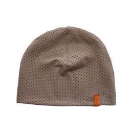 LiVi Beanie "P&uuml;nktchen" in Hellbraun - 40% | Gr&ouml;&szlig;e 46-48 cm | Baby-muetzen