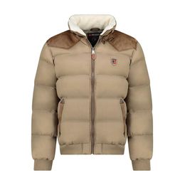 Geographical Norway Steppjacke "Abramovitch" in Beige - 69% | Gr&ouml;&szlig;e M | Herrenjacken