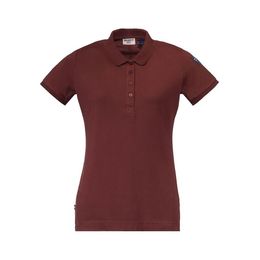 Dolomite Funktionspoloshirt "Expedition" in Bordeaux - 45% | Gr&ouml;&szlig;e S | Damen-tops
