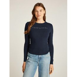Tommy Jeans Longsleeve in Dunkelblau - 31% | Gr&ouml;&szlig;e L | Damen-tops