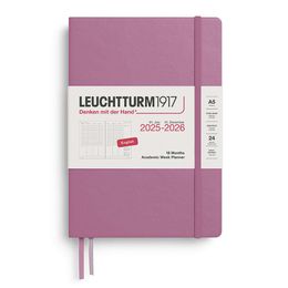 LEUCHTTURM1917 Akademischer Wochenplaner in Flieder - A5, ENG - 51% | Buero-schulbedarf