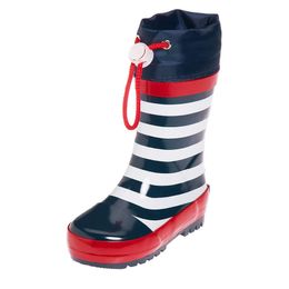 Playshoes Gummistiefel in Dunkelblau/ Wei&szlig; - 46% | Gr&ouml;&szlig;e 32/33 | Babygummistiefel