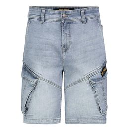 Urban Surface Jeans-Cargobermudas in Hellblau - 65% | Gr&ouml;&szlig;e W32 | Herren-shorts