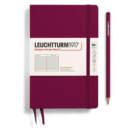 LEUCHTTURM1917 Liniertes Notizbuch in Bordeaux - B6+ - 11% | Buero-schulbedarf