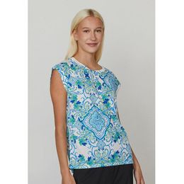 Sisters Point Shirt in Blau/ Wei&szlig; - 63% | Gr&ouml;&szlig;e S | Damen-tops
