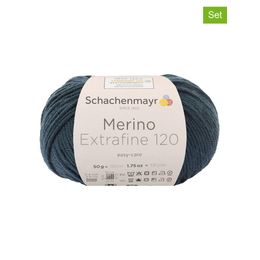 Schachenmayr since 1822 10er-Set: Wollgarne ''Merino Extrafine 120'' in Dunkelgrau - 10x50 g - 50% | Kreativbedarf-diy