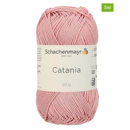Schachenmayr since 1822 10er-Set: Baumwollgarne ''Catania'' in Altrosa - 10x 50 g - 50% | Kreativbedarf-diy