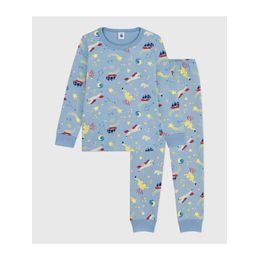 Petit Bateau Pyjama in Hellblau - 60% | Gr&ouml;&szlig;e 116 | Kinder-waesche