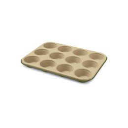 Guardini Muffinform in Beige/ Gr&uuml;n - (B)35 x (H)27 x (T)3 cm - 11% | Kuechenhelfer