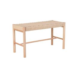 House Nordic Bank "Abano" in Beige - (B)80 x (H)45 x (T)35 cm - 60% | Sitzmoebel