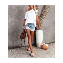 Milan Kiss Shirt in Wei&szlig; - 61% | Gr&ouml;&szlig;e XL | Damen-tops