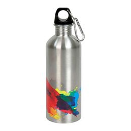K&ouml;nitz K&ouml;nitz Trinkflasche "On Colour Flow" in Silber/ Bunt - 600 ml - 19% | Damen-outdoor-ausruestung