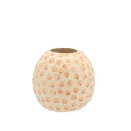 Villa Collection Vase "Tana" in Beige/ Hellbraun - (H)20 cm x &Oslash; 18,5 cm - 48% | Kerzen-vasen