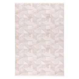 Pierre Cardin Kurzflor-Teppich "Jardin" in Beige/ Hellgrau - 57% | Gr&ouml;&szlig;e 200x290 cm |